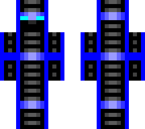 Cool blue skin | Minecraft Skin