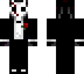 Masked Hunter V4 Red (Suit) | Minecraft Skin