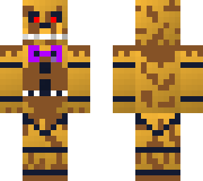 Nightmare fredbear | Minecraft Skin
