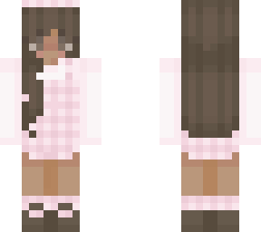 pink farm girl | Minecraft Skin