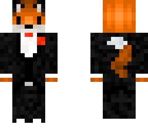 Fox in a Suit | Minecraft Skin