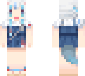 gawr gura | Minecraft Skins