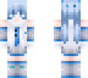 snow miku | Minecraft Skins