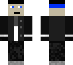Spy with blue hair | Minecraft Skin