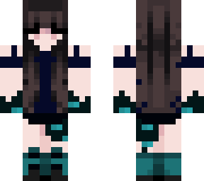 Warden girl | Minecraft Skin