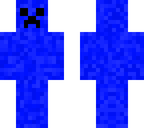 Blue Creeper | Minecraft Skin
