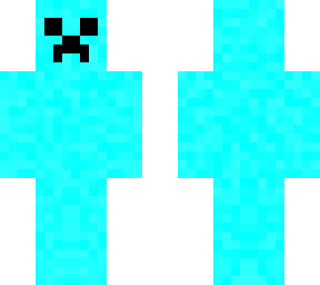 Cyan Creeper | Minecraft Skin