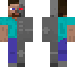 Cyborg Steve | Minecraft Skin