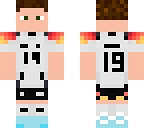 Fabian im Deutschland-Trikot | Minecraft Skin