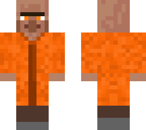 Orange Villager | Minecraft Skin