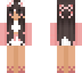 pink girl character | Minecraft Skin