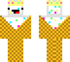 Vanilla Ice Cream Skeppy | Minecraft Skin