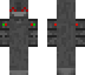 bionic fully cyborg 4 px | Minecraft Skin