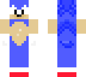 classic sonic | Minecraft Skin