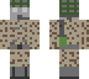 dgr/ddr soldier gas mask | Minecraft Skin