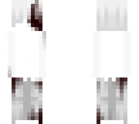 Emo white bloody body and loose jeans | Minecraft Skin