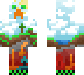 Nether/overworld creeper | Minecraft Skin