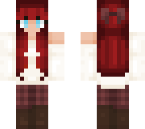 red hair pj girl | Minecraft Skin