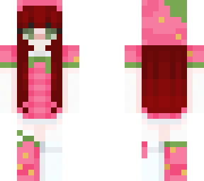 strawberry girl | Minecraft Skin