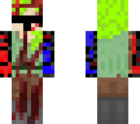 Bobby renkli kol | Minecraft Skin