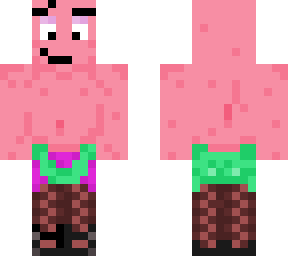Fishnets Patrick Star | Minecraft Skin