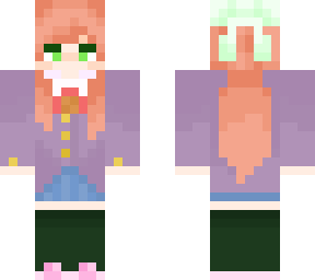 Monika DDLC | Minecraft Skin
