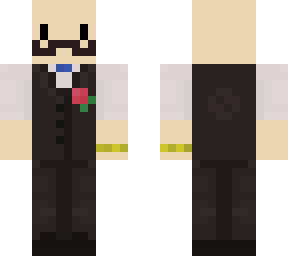 moustache man | Minecraft Skin