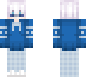 Satoru Gojo (christmas PJS) | Minecraft Skin