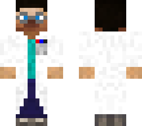 Steve Scientist Fixed | Minecraft Skin