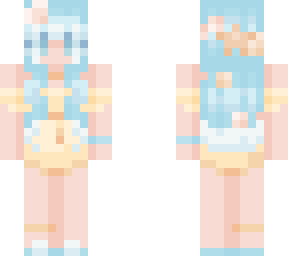~ Starfish and Seashells ~ Duo skin ~ | Minecraft Skin