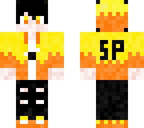 Blaze Man Skin | Minecraft Skin