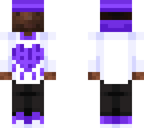 CJ Purple Heart | Minecraft Skin