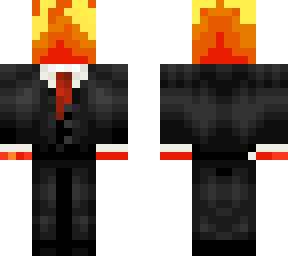 Fire Dude | Minecraft Skin