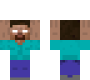 Herobrine holding template | Minecraft Skin