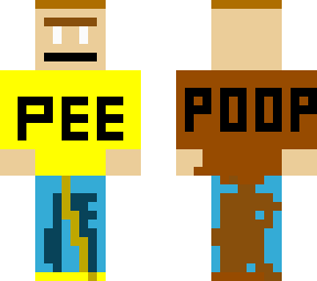 pee poop | Minecraft Skin