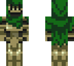 Specter Knight Green cloak | Minecraft Skin