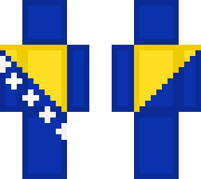 Bosnia and Herzegovina Flag | Minecraft Skin