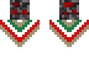 Deepslate Redstone Ore with Poncho | Minecraft Skin