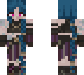 Jinx - arcane | Minecraft Skin