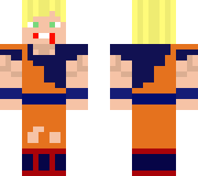 DBZ Goku vs Vegeta (Goku) | Minecraft Skin