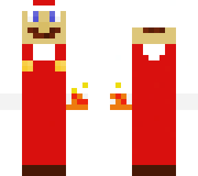 Fire Mario | Minecraft Skin