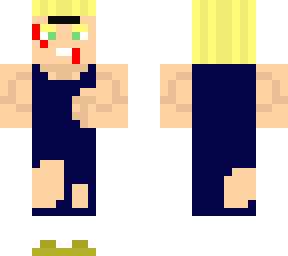 majin vegeta vs goku (dragon ball z) | Minecraft Skin