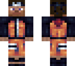 Naruto in Steve | Minecraft Skin