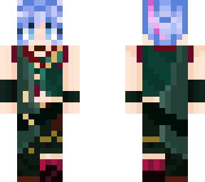 Powder jinx arcane | Minecraft Skin