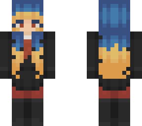 - gilded blue - | Minecraft Skin