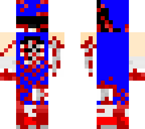 Fnas 4 halloween edition Zombie Salvage Sonic | Minecraft Skin