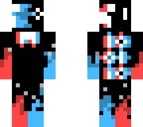 Glitched creeper | Minecraft Skin