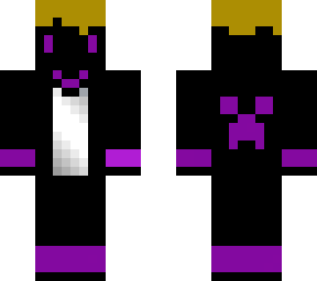 black and purple | Minecraft Skins