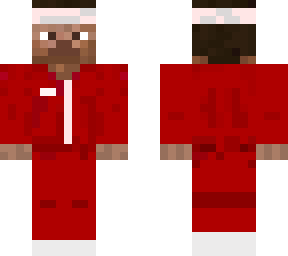Steve in Red Tracksuit | Minecraft Skin
