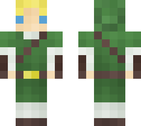 -= Link 8-Bit Hero =- | Minecraft Skin